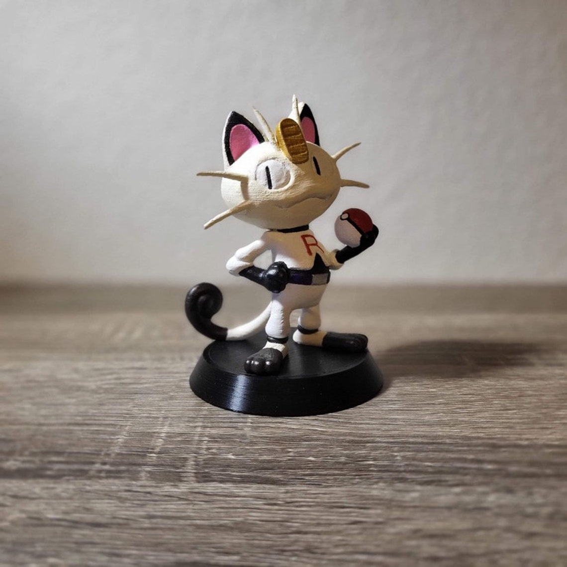 Team Rocket Meowth 3D Printed - Etsy