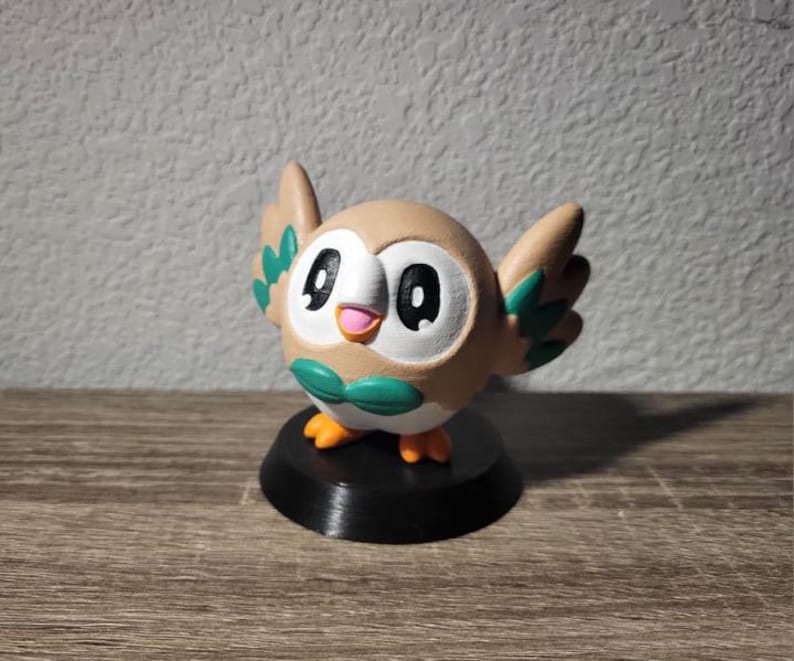 Rowlet 3D Printed - Etsy