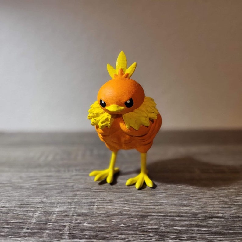 Buff Torchic 3D Printed - Etsy