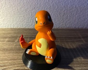 Pokemon Fan-made Charmander Under Leaf Figure Mypokeprints 3D Printed ...