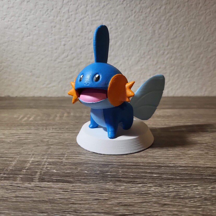 Mudkip 3D Printed - Etsy