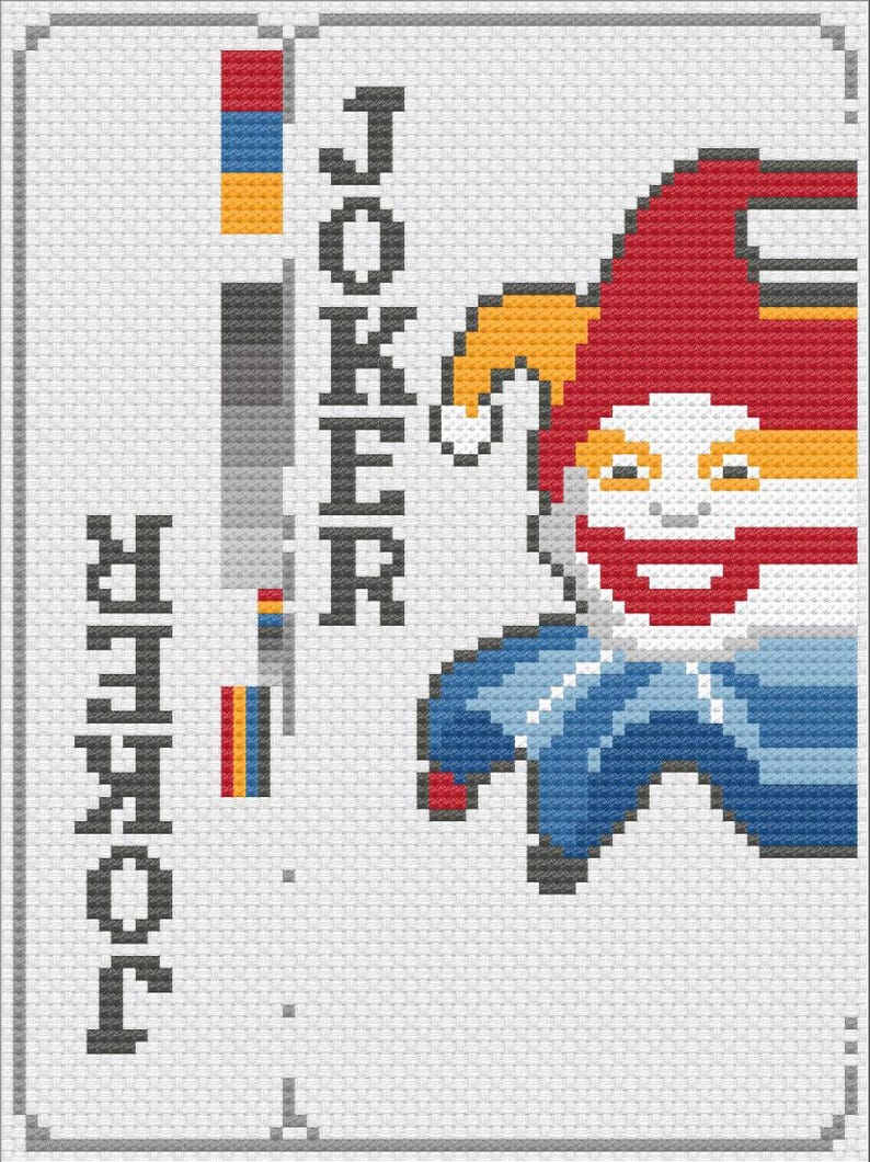 Balatro Misprint Cross Stitch Pattern - Etsy