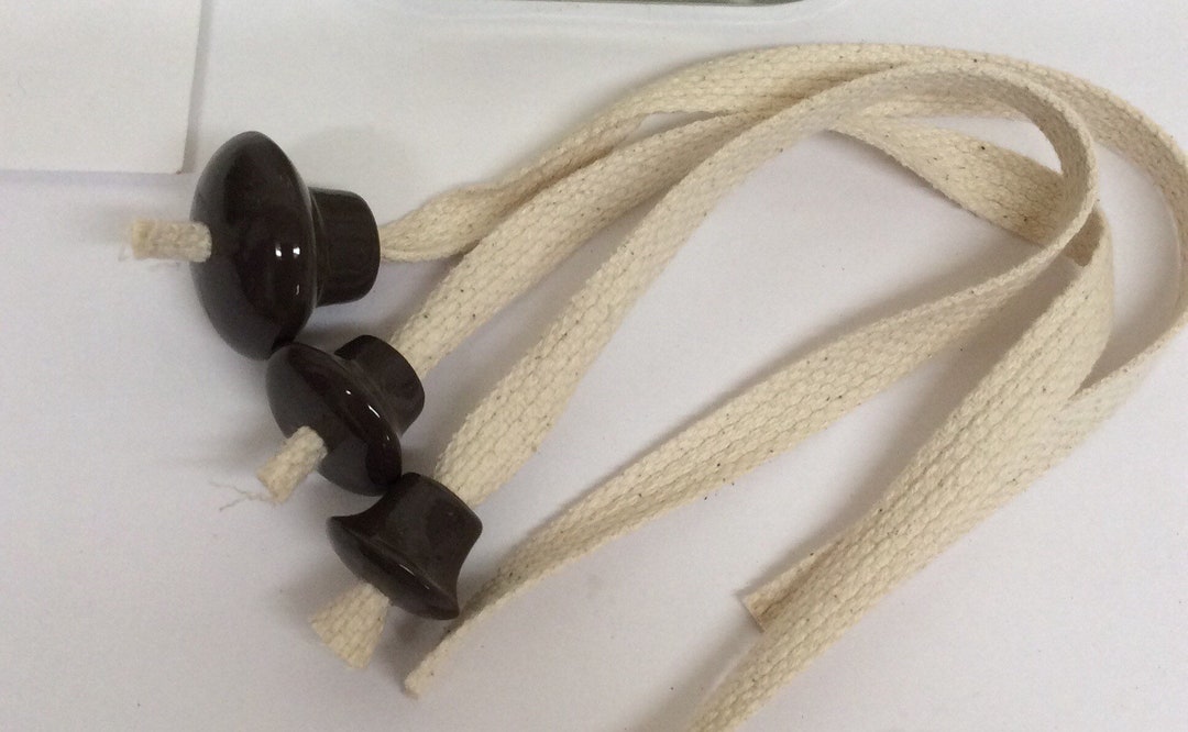 3 Slate Brown Ceramic Wick Holders 5/8, 3/4, and 7/8 DIY Oil Lamp ...