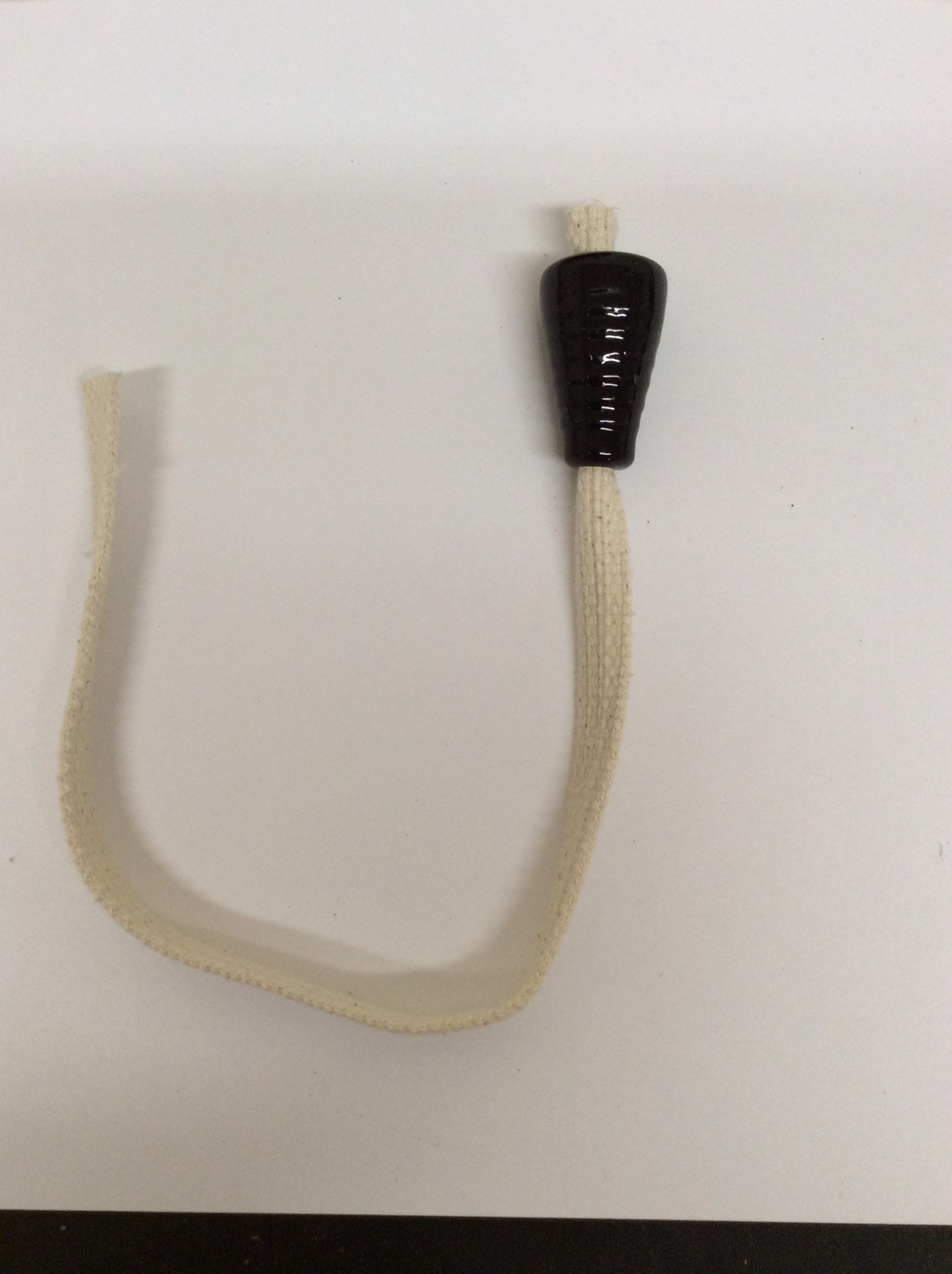 1 Black Ceramic Wick Holder DIY Oil Lamp Recycling Glass Bottles Candle ...