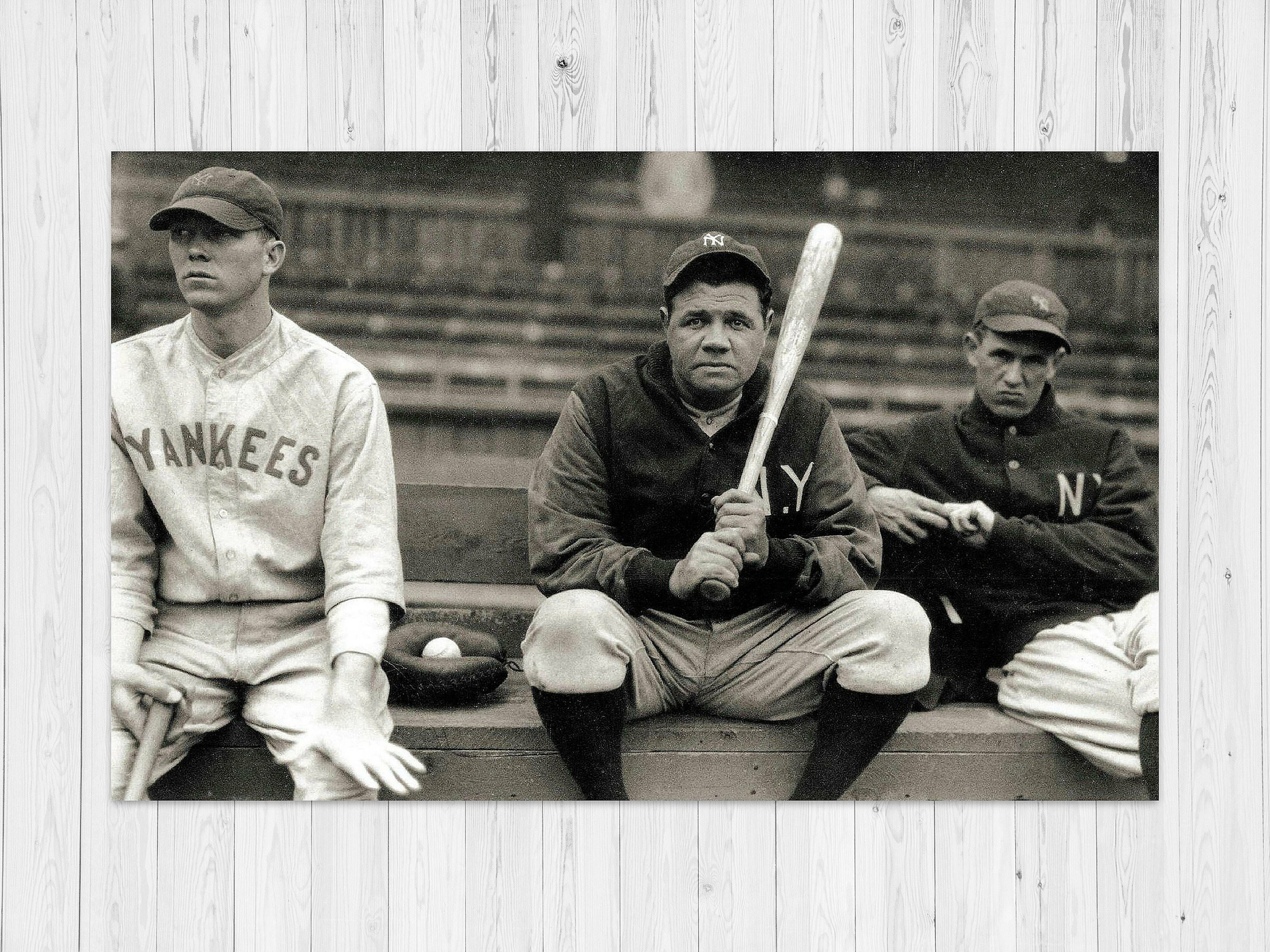 Baseball player Babe Ruth, George Herman Poster sold by Godwin ...