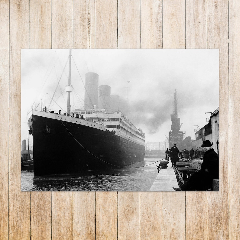 Titanic Titanic Poster Titanic Print Lostvintages - Etsy Australia