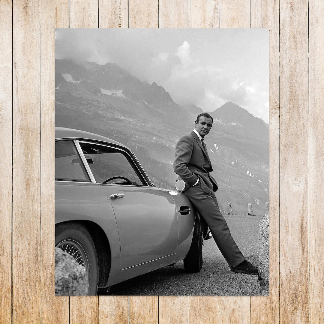 Print of James Bond James Bond Print 007 Goldfinger Sean - Etsy