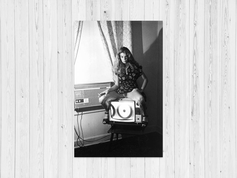 Kristine Debell By Helmut Newton Kristine Bell Print Nude Etsy