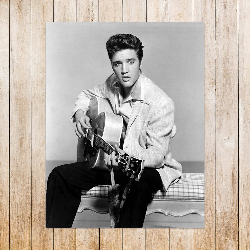 Poster of Elvis Presley Elvis Presley Wall Haning Art - Etsy
