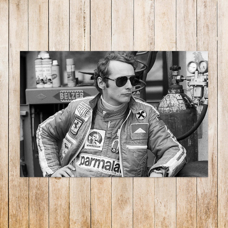 Photo of Niki Lauda Niki Lauda Print Niki Lauda Poster - Etsy