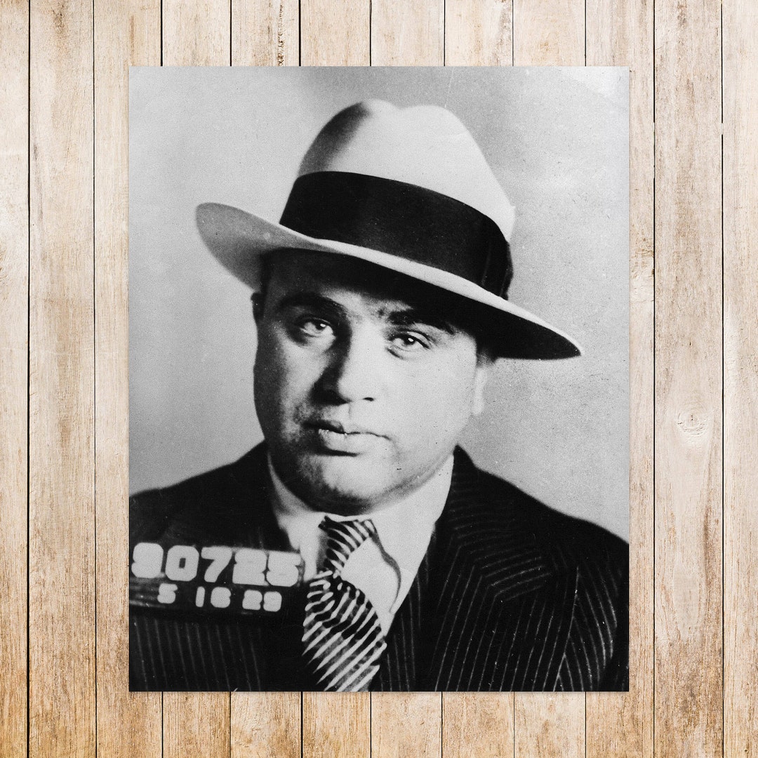 Al Capone Poster Al Capone Mugshot Al Capone Wall Decor Al Capone Print ...
