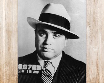 Al Capone Fingerprint Print Poster - Etsy