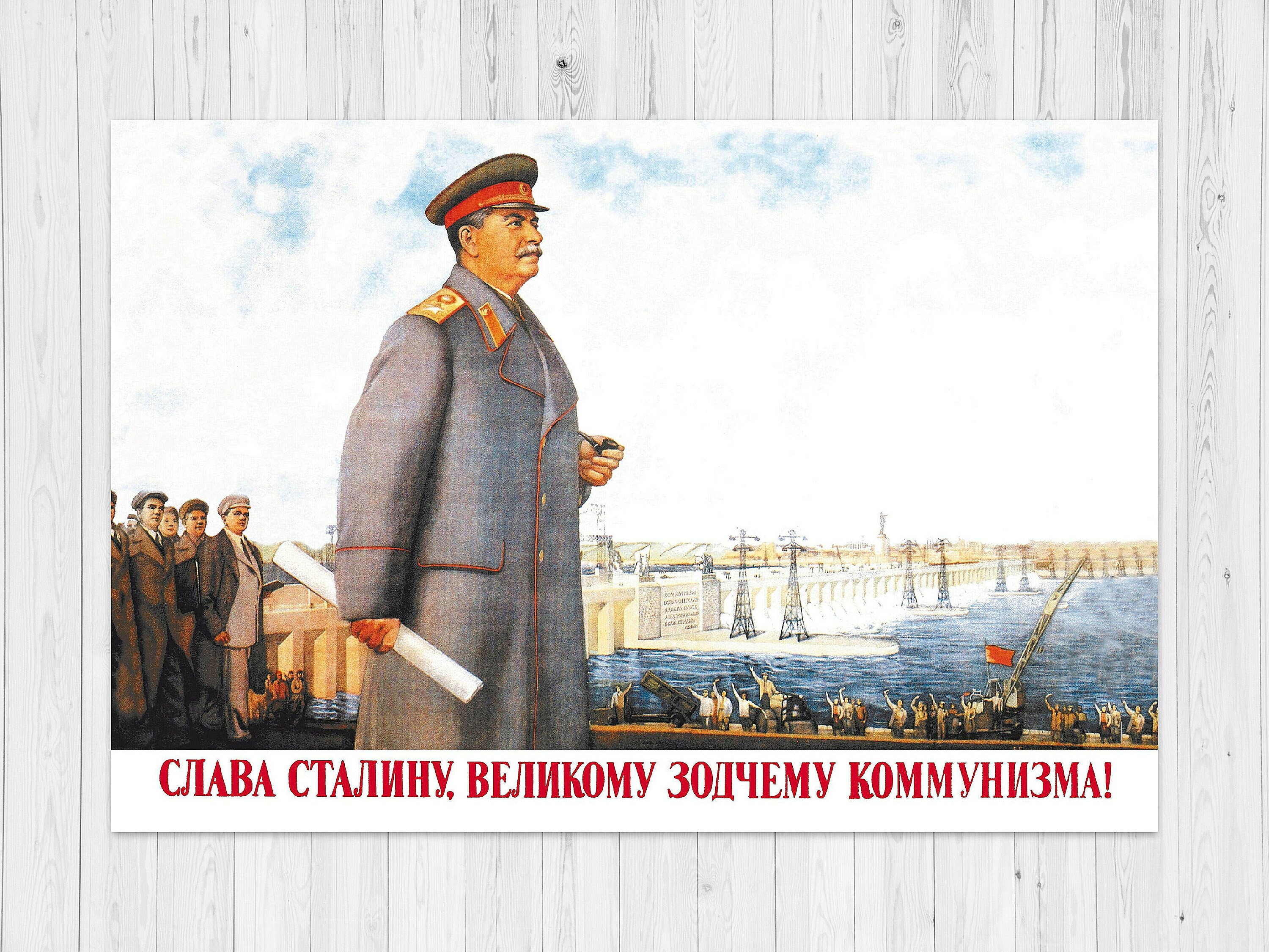 Joseph Stalin Poster Joseph Stalin Print Propaganda Print Soviet ...