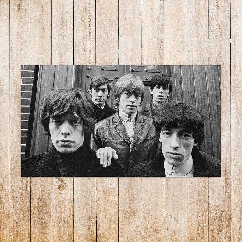 Photo of the Rolling Stones the Rolling Stones Print Lostvintages - Etsy