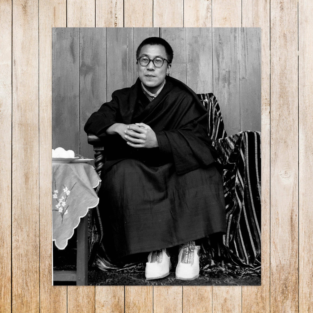 Photo of Dalai Lama Dalai Lama Print Dalai Lama Poster Lostvintages - Etsy