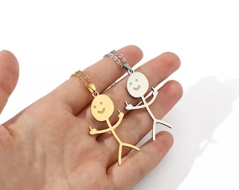 Funny Gold Necklace - Etsy