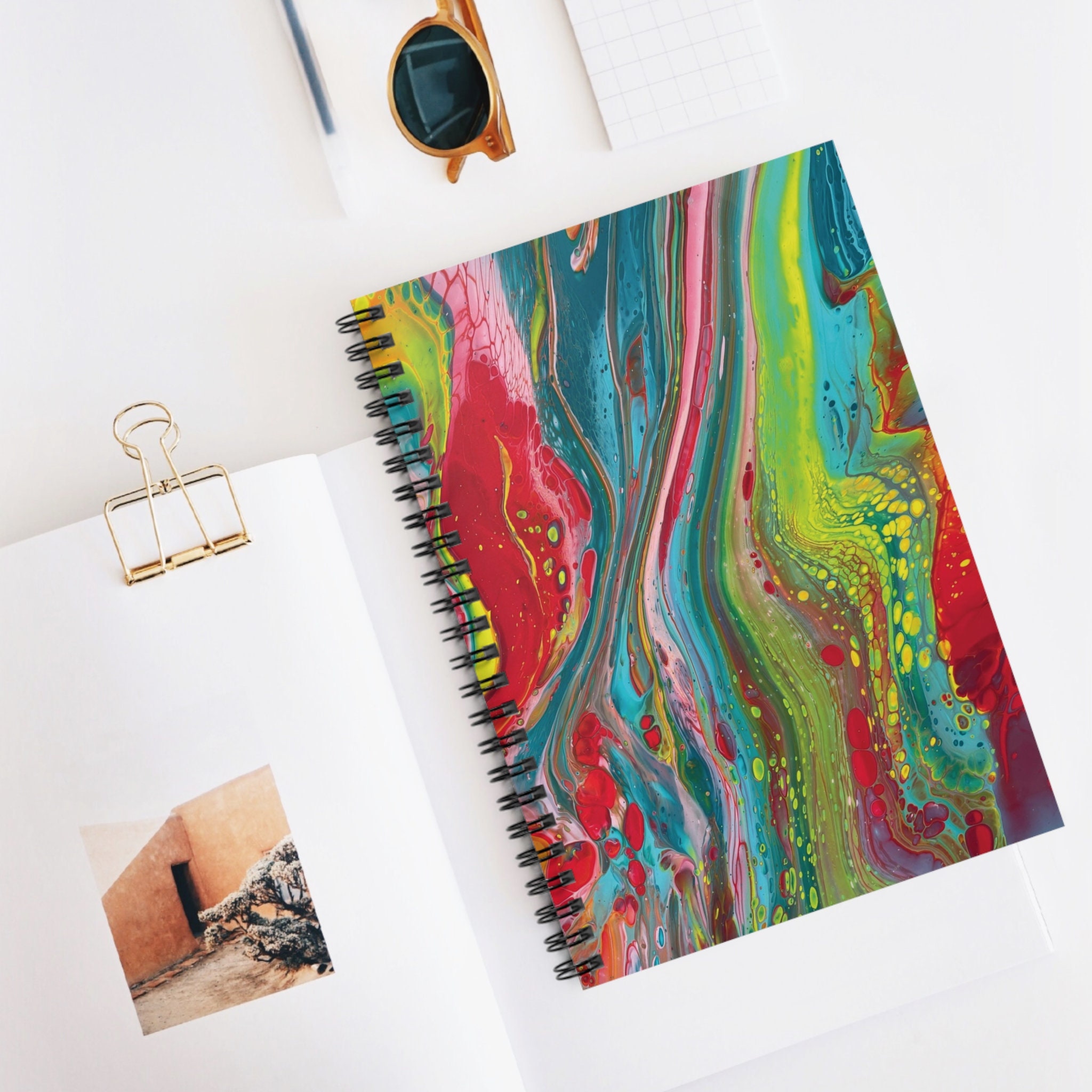 Fruit Roll-up Design Lined Pages Spiral Notebook Rule Lined - Etsy