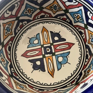 Moroccan Ceramic Salad Bowls - Etsy