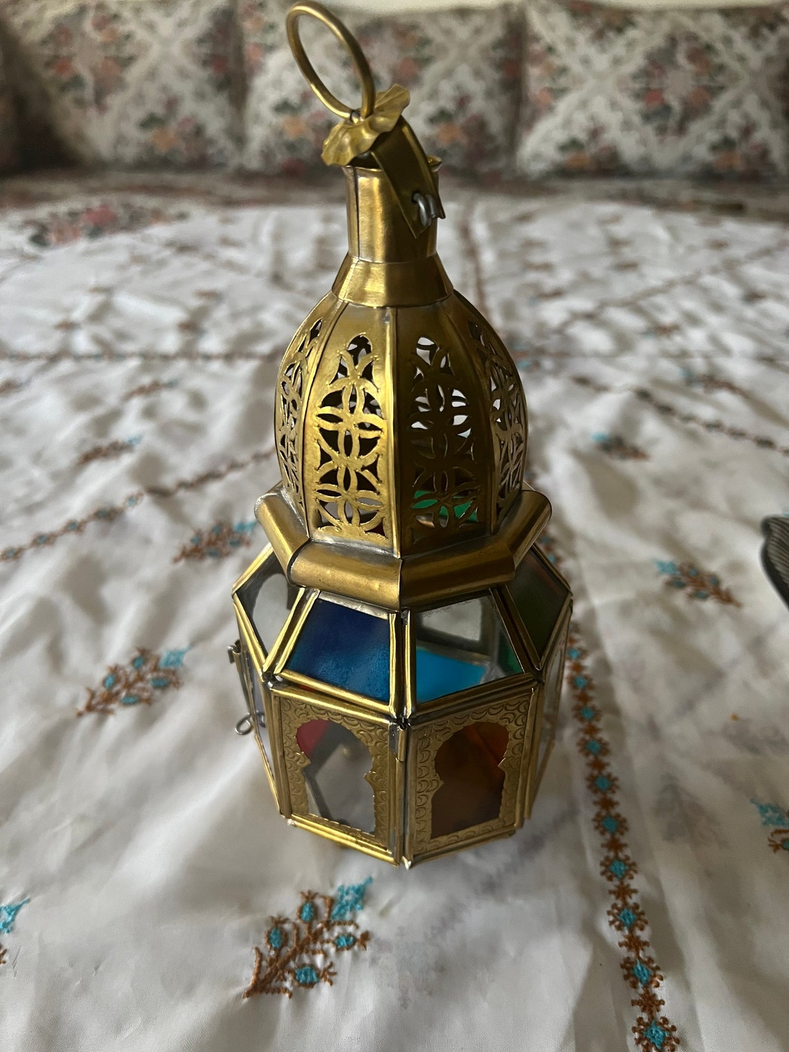 Moroccan Brass Lamp - Etsy