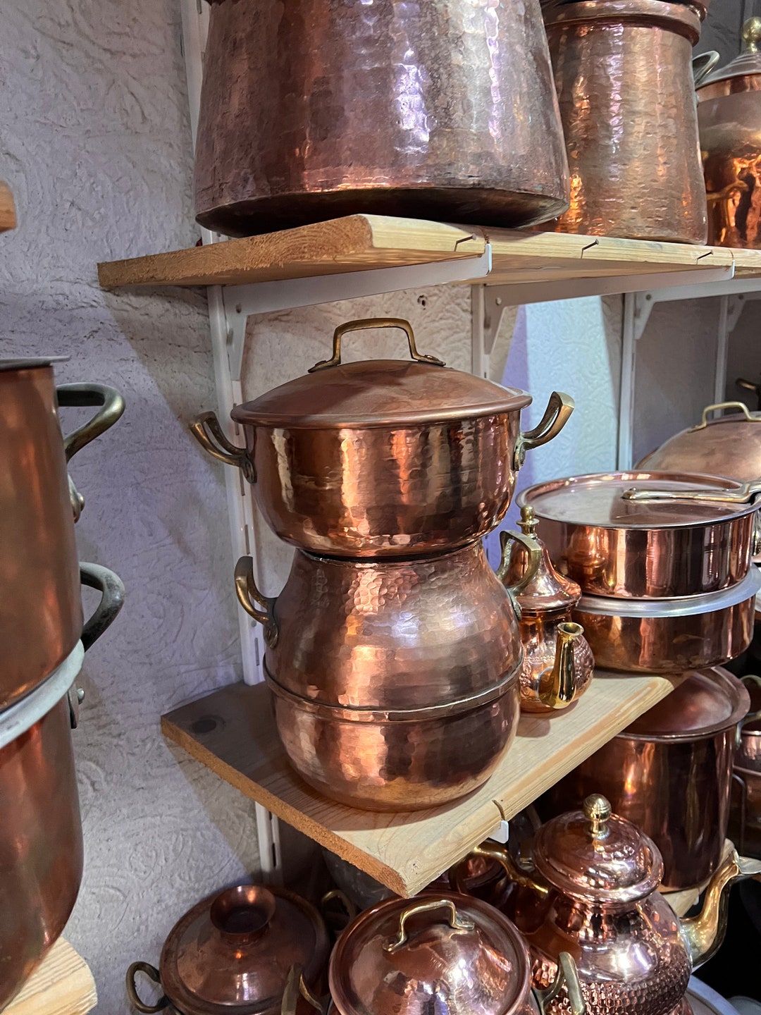 Moroccan Handmade Copper Couscous Maker Streamer Pot - Etsy