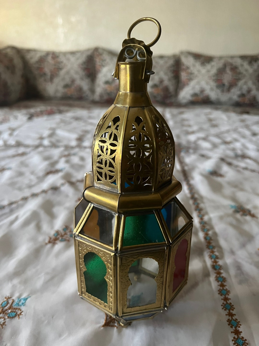 Moroccan Brass Lamp - Etsy