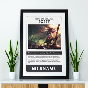 Personalized League of Legends Poster Digital Game Poster - Etsy