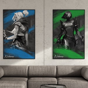 Valorant Custom Poster, Valorant Personalized, Valorant Fade Poster ...