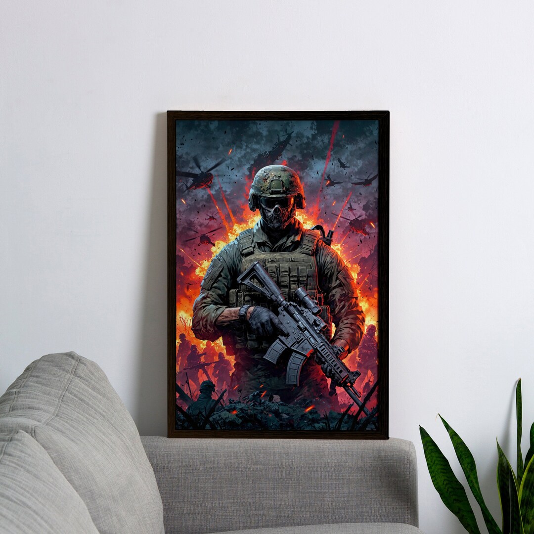 Call of Duty Poster, Gaming Room Poster, Gaming Wall Poster, Gaming ...