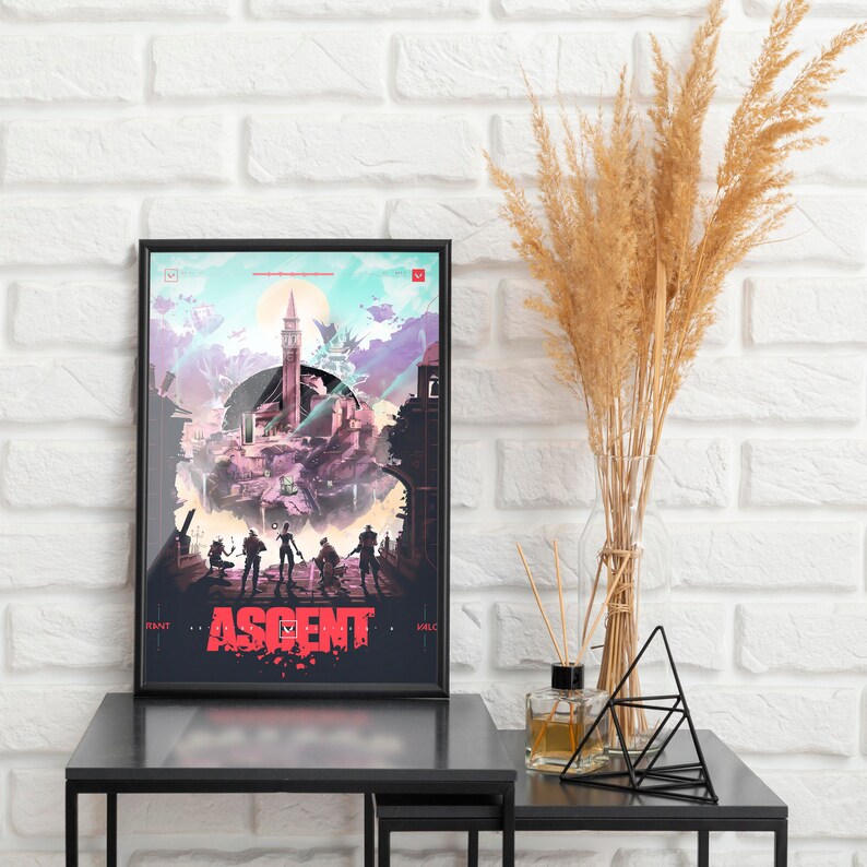 Valorant Map Ascent Print Valorant Poster Art Print - Etsy