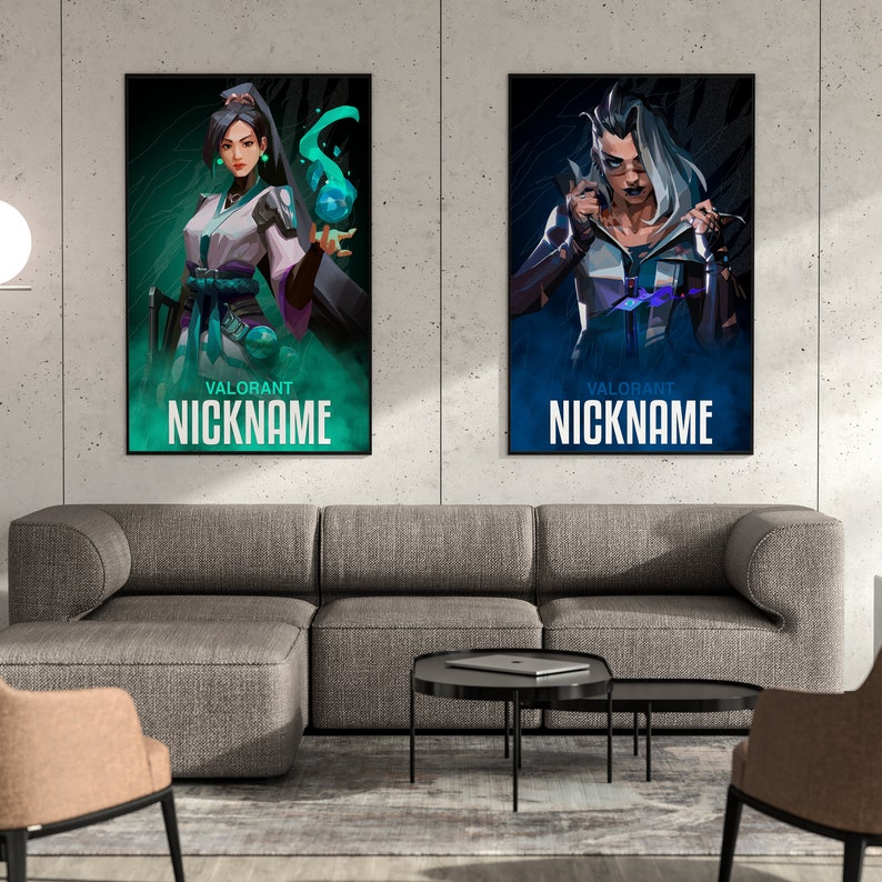 Valorant Custom Poster Valorant Personalized Valorant Fade - Etsy