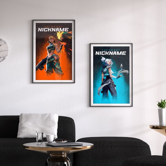Valorant Custom Poster Valorant Personalized Valorant Game - Etsy