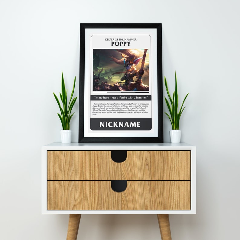 Personalized League of Legends Poster Digital Game Poster - Etsy