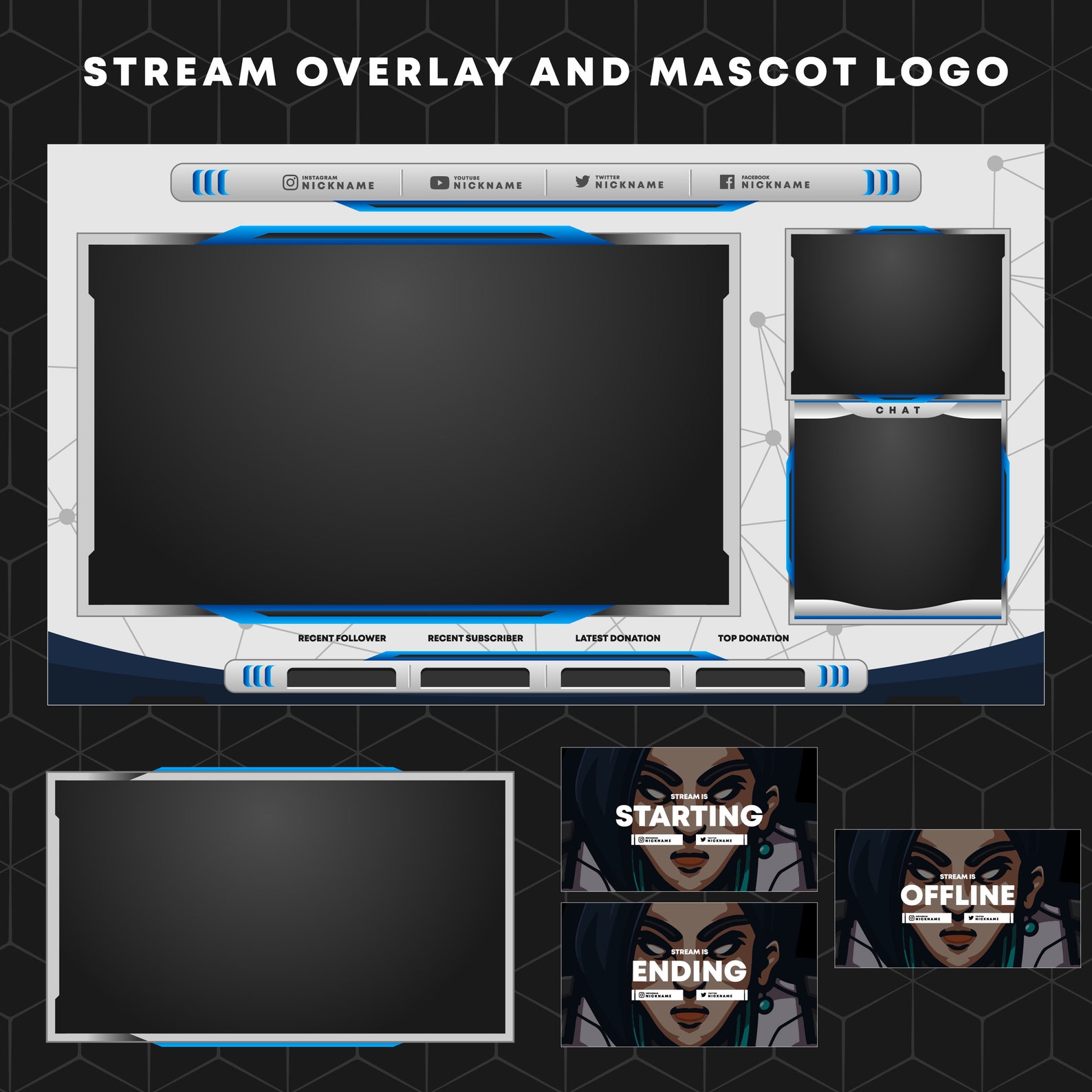 Valorant HUD Valorant Hud Streaming Valorant Stream Twitch | Etsy India