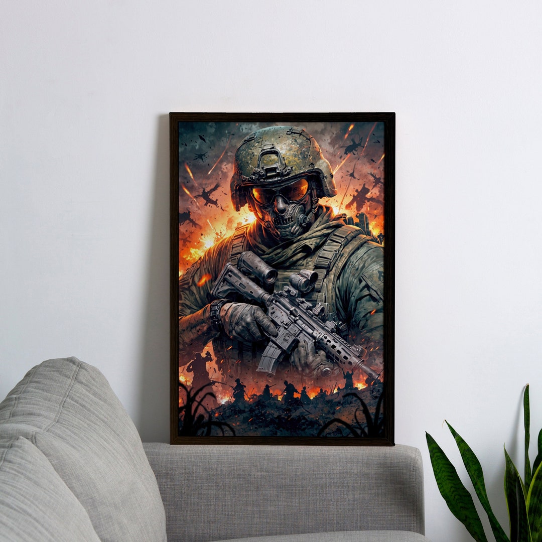 Call of Duty Poster, Gaming Room Poster, Gaming Wall Poster, Gaming ...