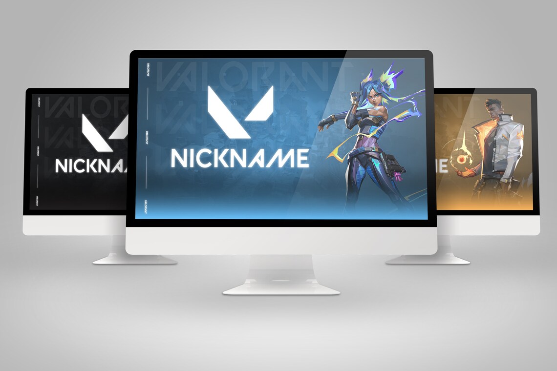 Valorant Custom Wallpaper Valorant Personalized Valorant - Etsy