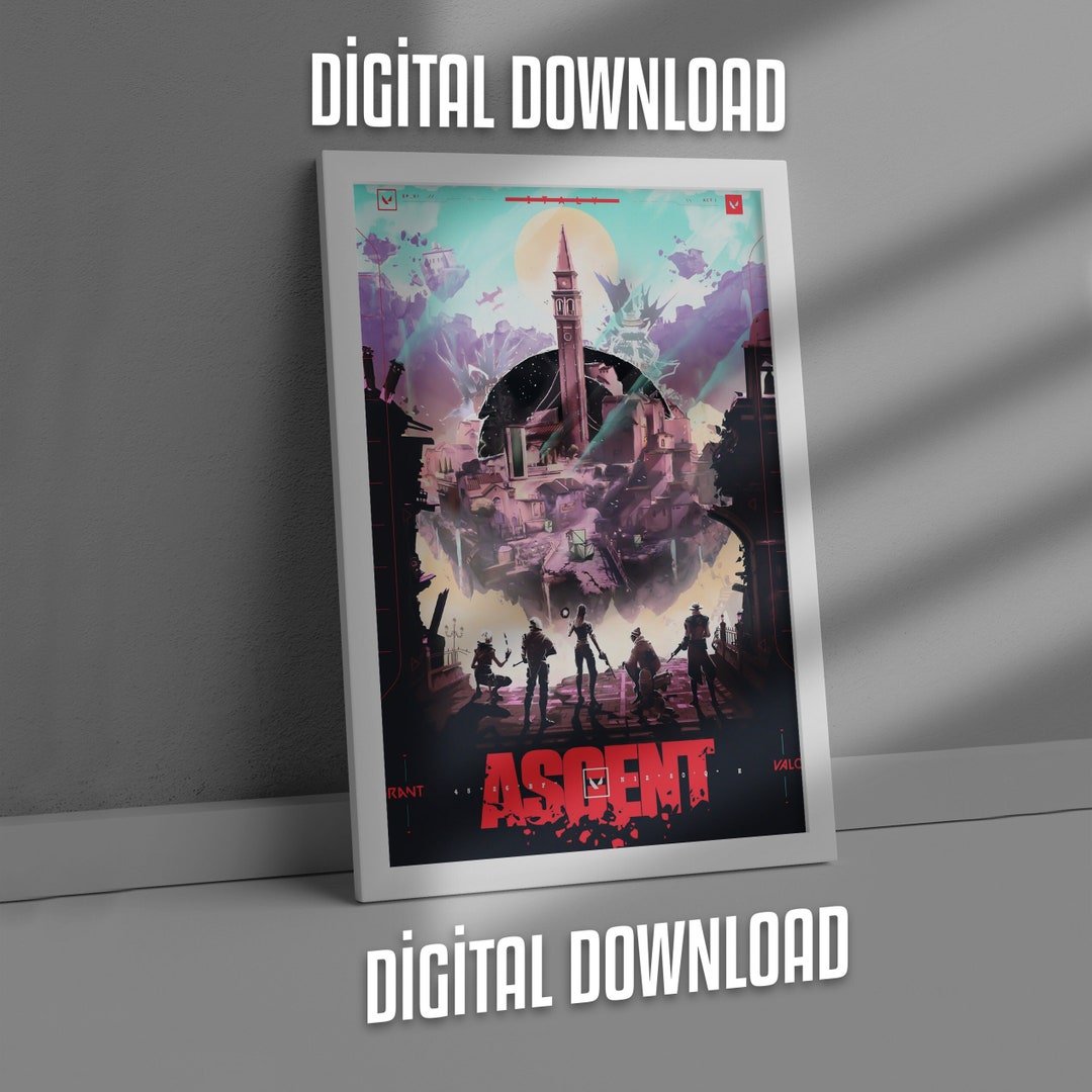 Valorant Map Ascent Print Valorant Poster, Art Print, Digital Print ...