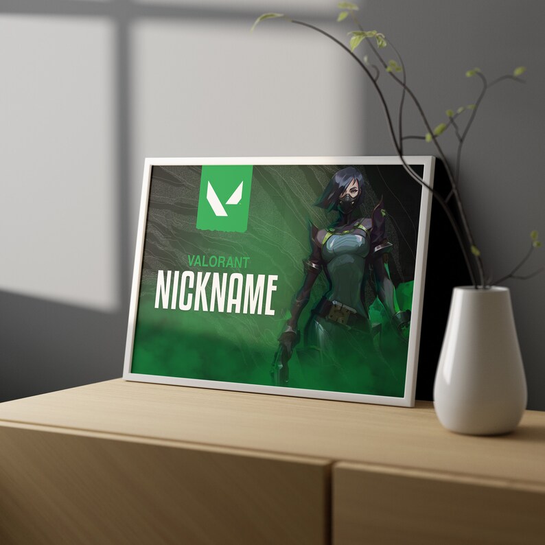 Valorant Custom Poster Valorant Personalized Valorant Fade - Etsy