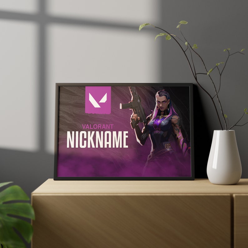 Valorant Custom Poster Valorant Personalized Valorant Fade - Etsy
