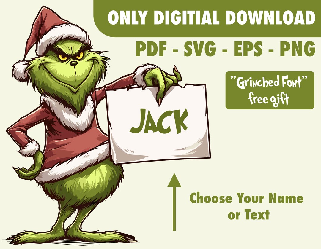 Grinch Svg Grinch SVG Grinch Ornament Grinch Smile - Etsy