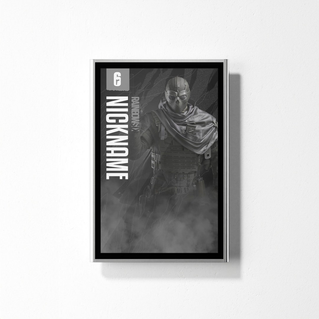 Rainbow Six Siege Poster Print Six Siege Poster Deimos Poster , Gaming ...