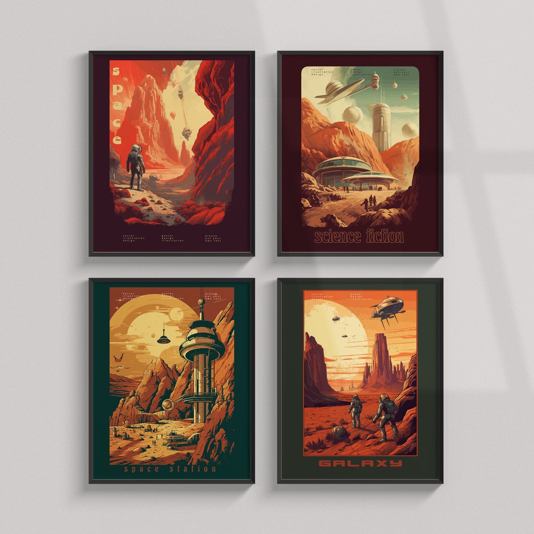 Retro Space,sci-fi Retro Posters, Spacex,space Travel Posters, SPACEX ...