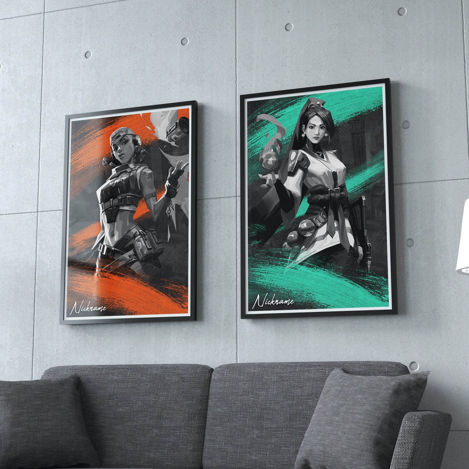 Valorant Custom Poster Valorant Personalized Valorant Fade - Etsy