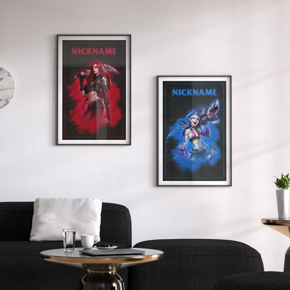 Custom League of Legends Poster Digital Game Poster Lol - Etsy