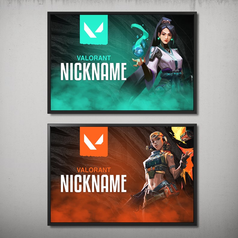 Valorant Custom Poster Valorant Personalized Valorant Fade - Etsy