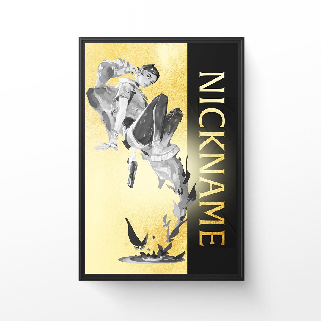 Valorant Custom Poster, Valorant Personalized, Valorant Clove Poster ...