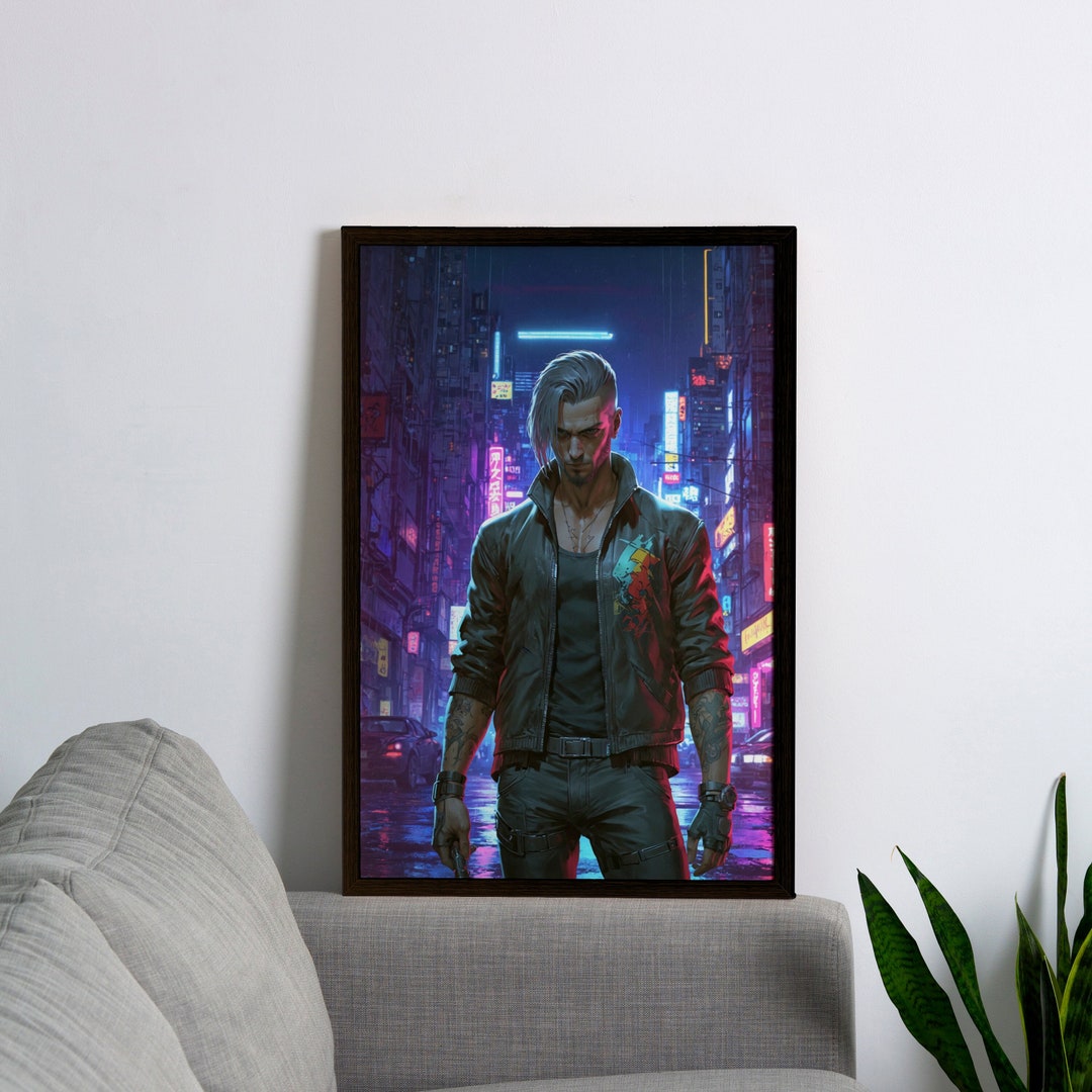 Cyberpunk 2077 Poster Cyberpunk Cover Gaming Poster Gaming Decor Video ...