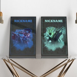 Custom League of Legends Poster, Digital Game Poster, Lol Poster,jinx ...