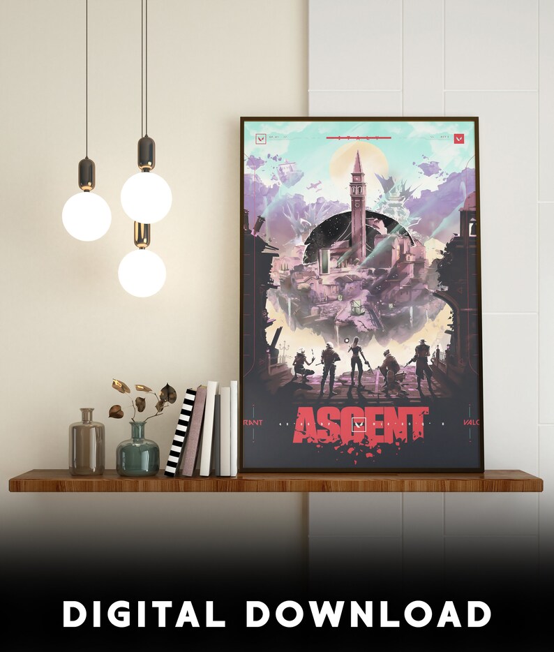 Valorant Map Ascent Print Valorant Poster Art Print - Etsy