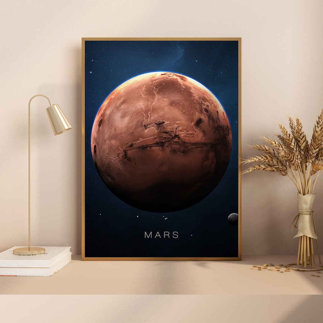 Mars, Mars Print, Mars Wall Art, Mars Poster, Mars Pictures, Mars ...