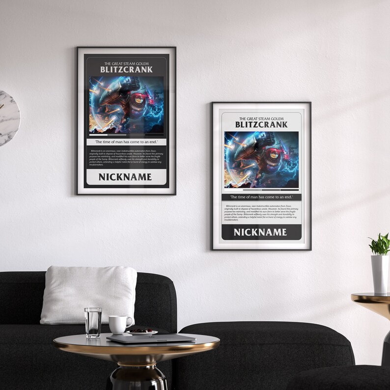 Personalized League of Legends Poster Digital Game Poster - Etsy